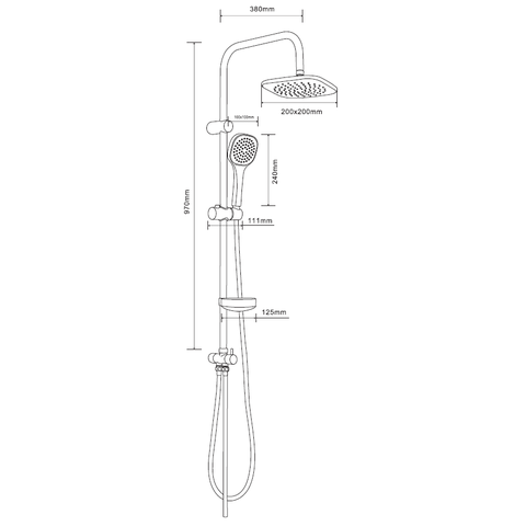 Orange O-Shower S08cr Душевая система, в интернет-магазине сантехники ...