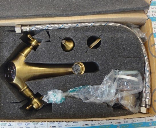 Alpi London LO41276BR Смеситель для раковины (бронза), купить в ...