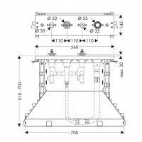 Hansgrohe 14445180 внутренний механизм, в магазине сантехники Сантехмаг.Ру