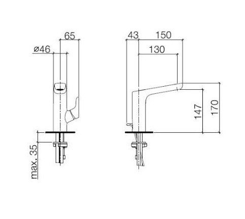 Dornbracht L'Aura 33500905-00 Смеситель для раковины (хром), купить в ...