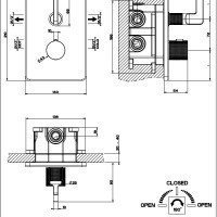 Gessi INCISO- 58134 299 Термостат для ванны, в магазине сантехники ...