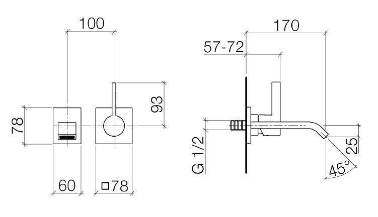 Dornbracht Imo 36 810 670 Смеситель для раковины (хром), в магазине ...
