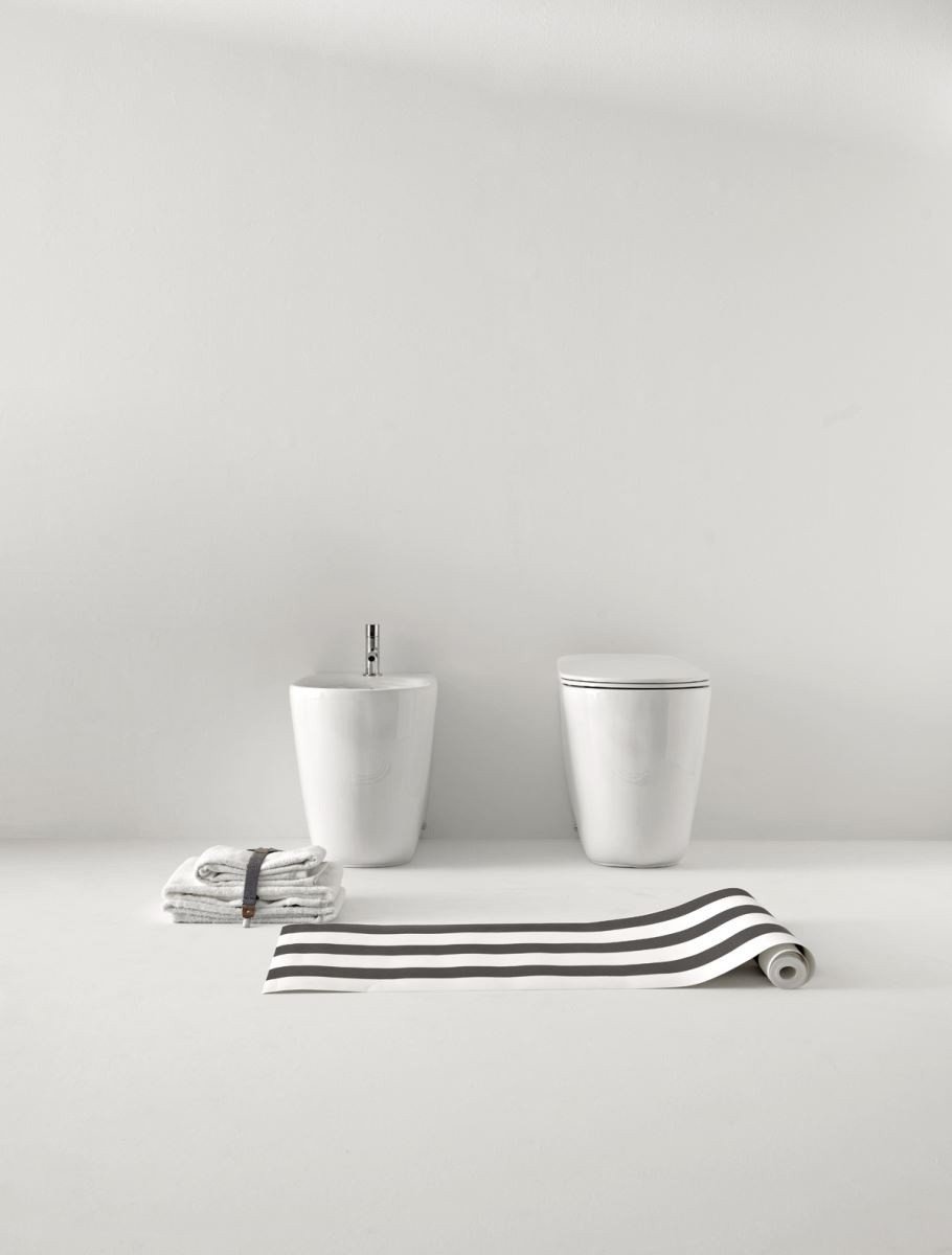 Kerasan Nolita 531801 Унитаз напольный приставной, безободковый, купить ...