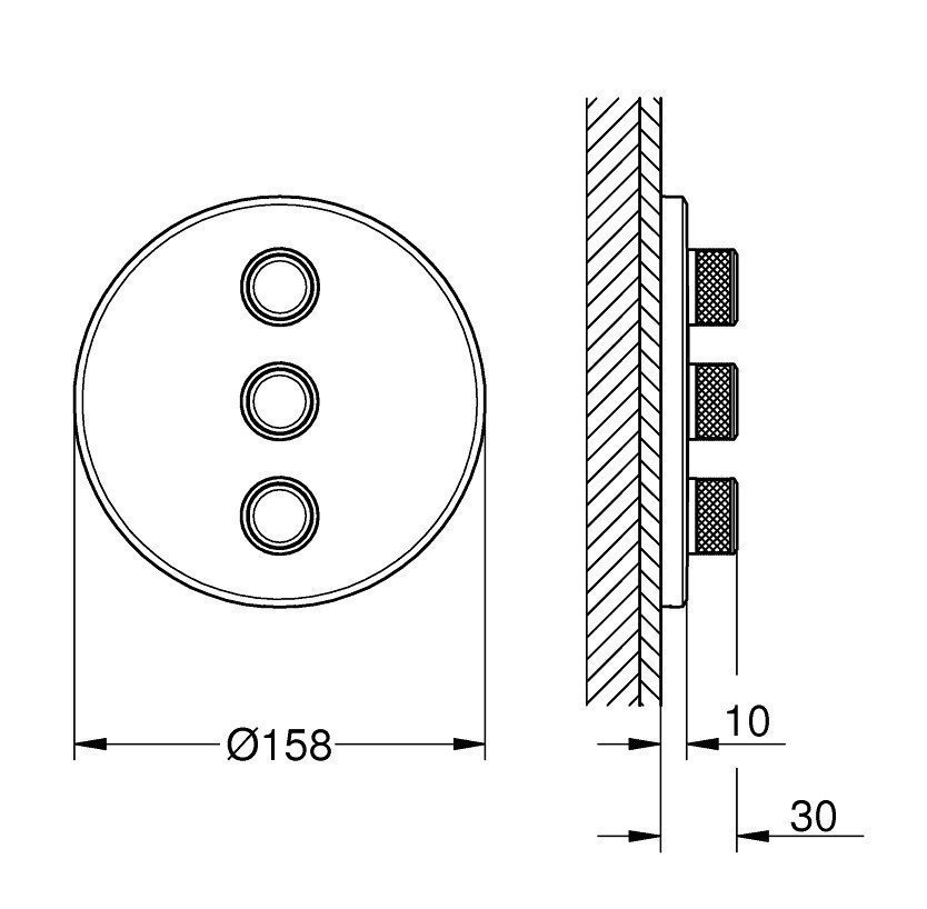 Grohe Grohtherm SmartControl 29122000 Переключатель потоков, дивертор ...