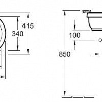 Villeroy&Boch Architectura 41754001 Раковина встраиваемая (альпийский ...