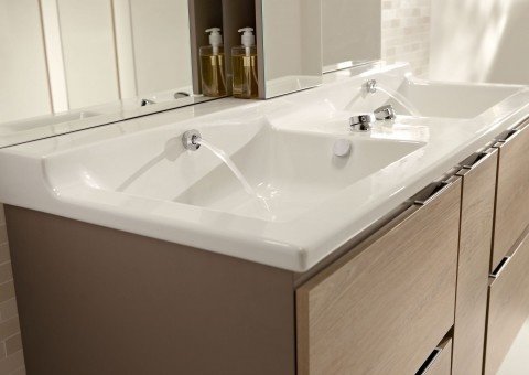 Jacob Delafon Soprano E99399-CP Смеситель для раковины встраиваемый ...