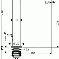 Hansgrohe Axor Citterio 39020000 Смеситель для раковины (хром), в ...