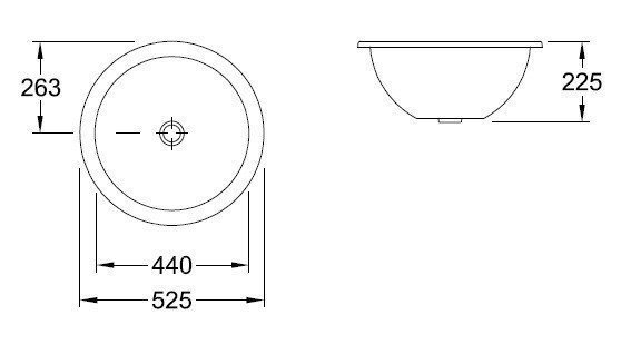 Villeroy&Boch Loop Friends 618143R1 Раковина (альпийский белый), в ...