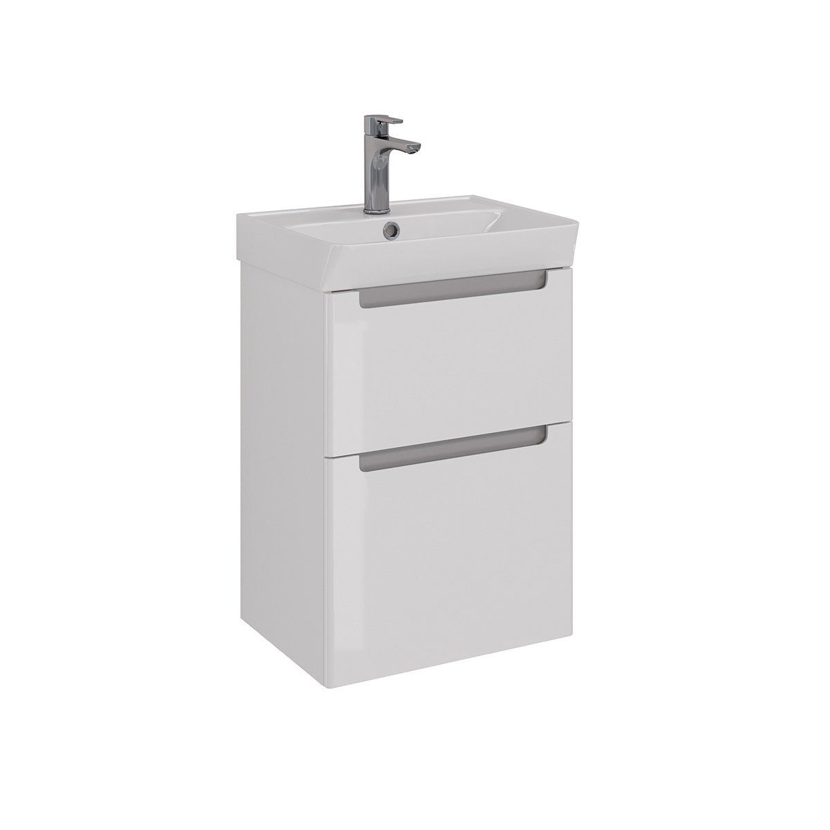 Lemark BUNO LM04B50T Тумба для раковины 500*415 мм (белый глянцевый), в магазине сантехники ...