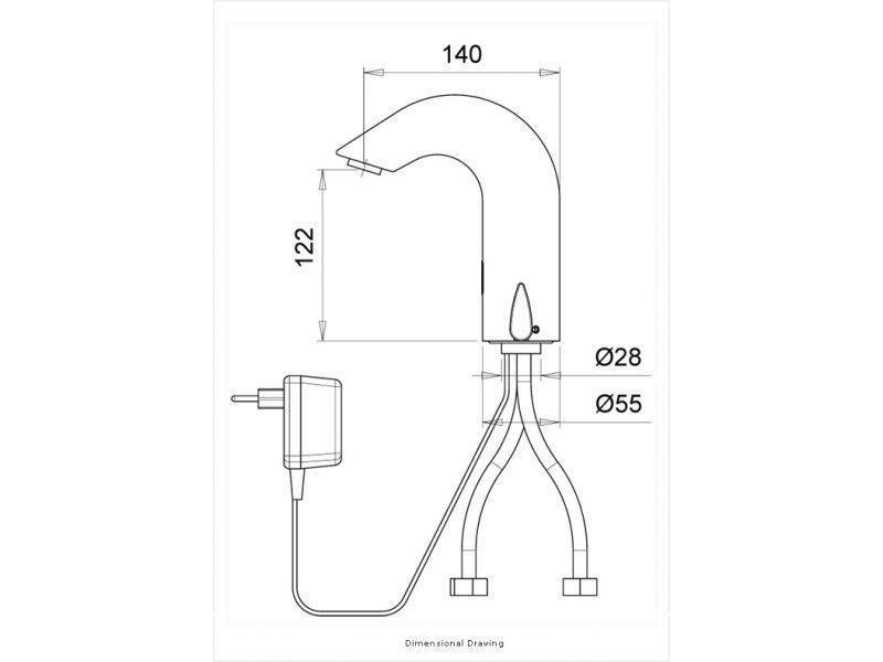 STERN CLASSIC 1000E 292200 Сенсорный смеситель для раковины, в магазине ...