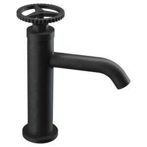 FANTINI Myo 6113V604F Смеситель для раковины (чёрный матовый), купить в магазине сантехники ...