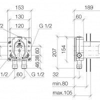 Dornbracht 35 020 970 90 Смеситель для скрытого монтажа, купить в ...
