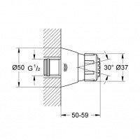 GROHE Relexa 28286000 Регулируемый боковой душ (хром), в магазине ...