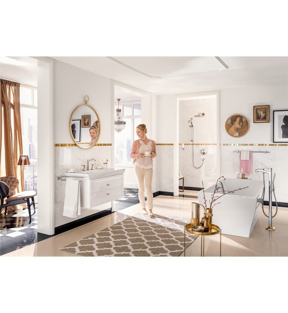 Напольный смеситель для ванны 31445090 Hansgrohe Metropol Classic (хром ...