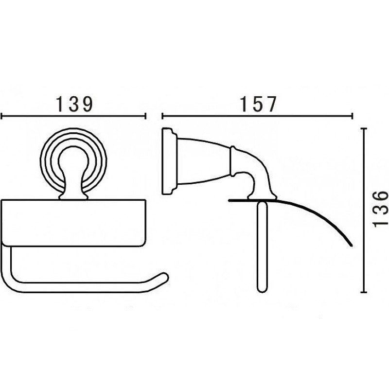 ART&MAX Bianchi AM-E-3683AW-Do Держатель туалетной бумаги (золото), в ...