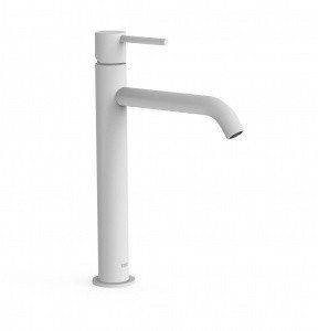 NOBILI Live LV00428/2WM Высокий смеситель для раковины (белый матовый ...