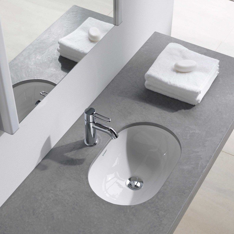 Duravit Foster 0336430000 - Врезная раковина 46*31 см (белый), в ...